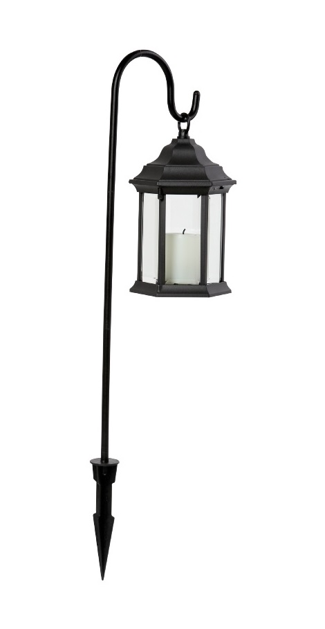 Bästa gravlyktan - 5st ljuslyktor utomhus (solcell, LED, levande ljus)